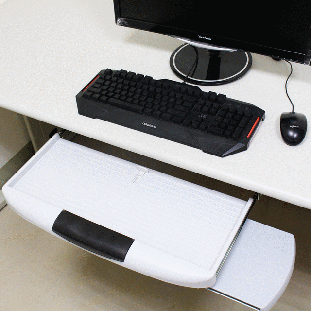 Jual Taiwan-made slide-type computer keyboard mouse rack storage drawer ...