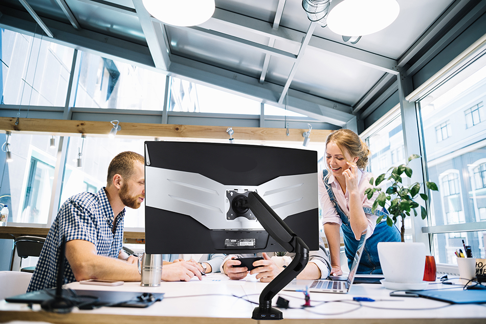 Jual Desktop screen bracket built-in 3.0USB / desktop monitor bracket ...