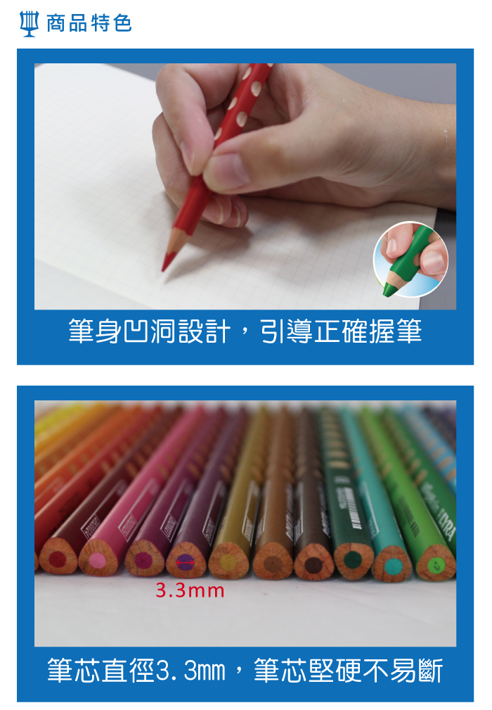 Jual (LYRA)[Germany LYRA] GROOVE triangle hole color pencil (thin) (12 ...