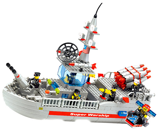 Jual [Vanguard] DIY assembly puzzle military frigate frigate modeling ...