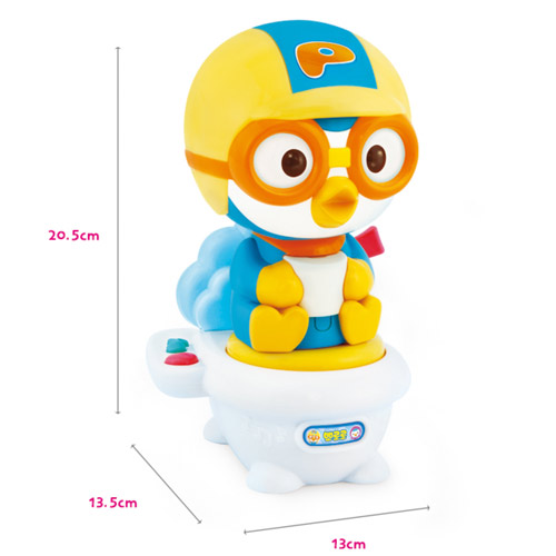 Jual (pororo)happy Little Penguin Pororo Puff Toilet Learning Group Di ...