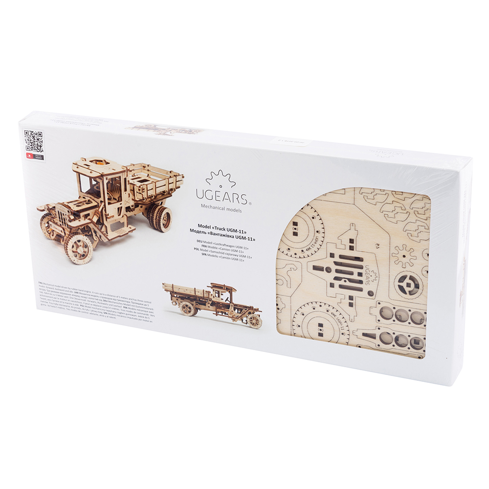 Jual (Ugears)Ugears self-propelled model Truck UGM-11 four-wheel drive ...