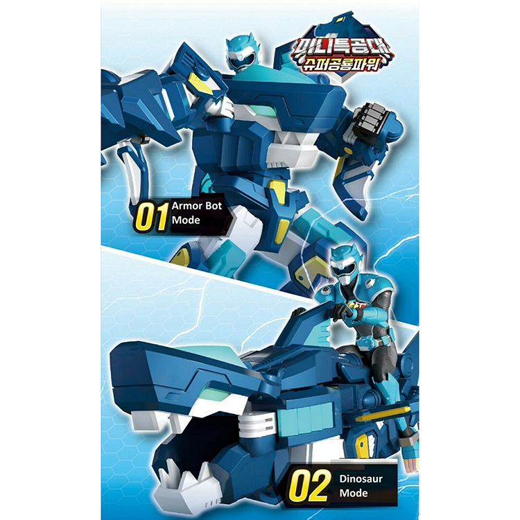 Jual (letoy)MINIFORCE Mini Agent Team Rage Shark Mobile Armor di Seller ...
