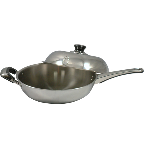 Jual [taitra] Sadomain 7-storey Alloy Wok - Single Handle / 30cm Di ...