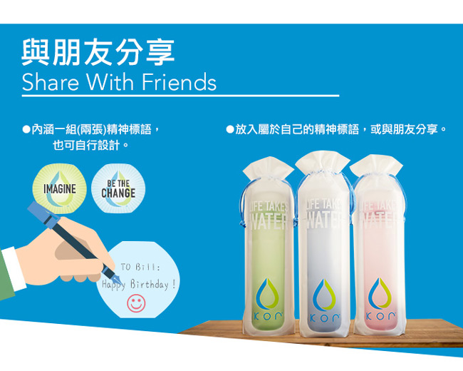 Jual (KOR WATER)KOR water water bottle - Delta 750ml - ice crystal blue ...