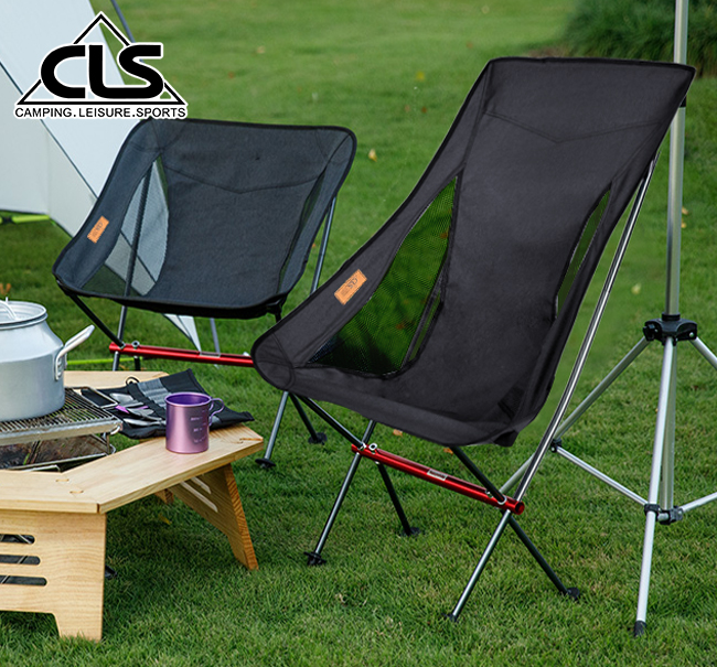 Jual (CLS)[Korea CLS] Ultra-load-bearing aluminum alloy moon chair ...