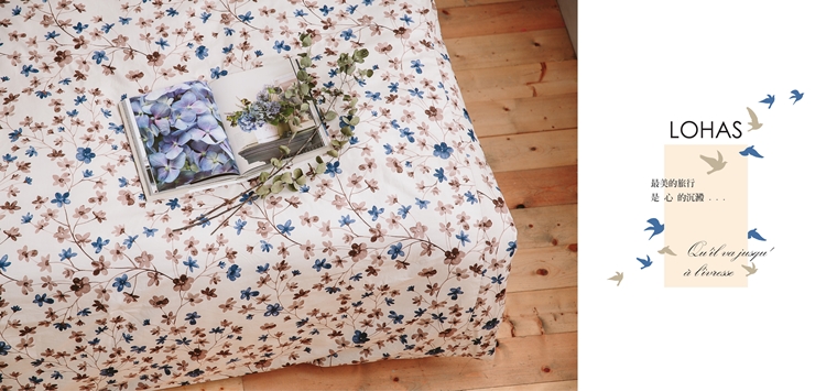 Jual (DUYAN)"DUYAN Bamboo" made in Taiwan 100% combed cotton double bed ...