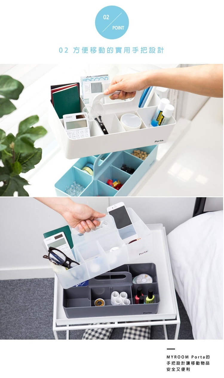 Jual (sysmax)[SYSMAX] 68020 Porta Grey Portable Push-Put Storage Box ...