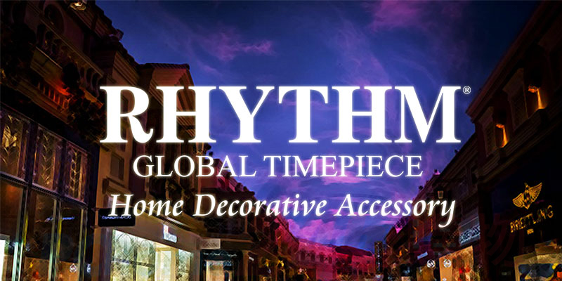 Jual (RHYTHM CLOCKS)Japan Lisheng Clock-Simple and classic style, solid ...