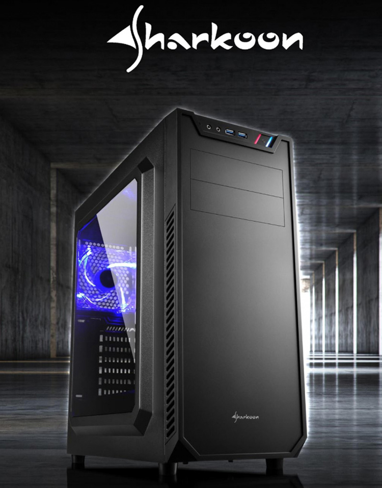 Jual (Sharkoon)Rotary VS7 Window Defender Computer Case di Seller ...