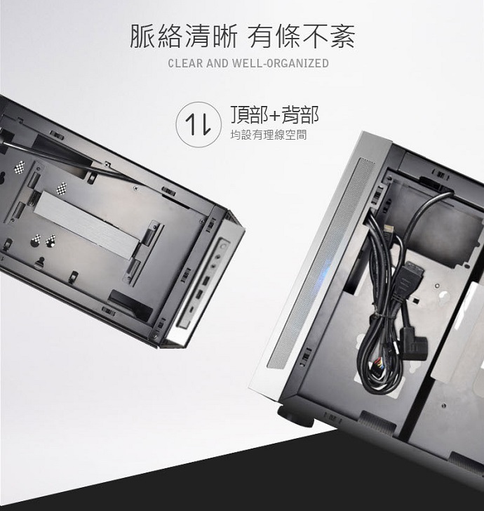 Jual (LIAN LI)LIAN LI ITX transparent computer case (black)-PC-TU150WX ...