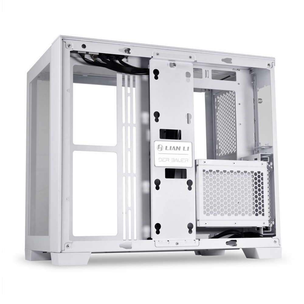 Jual LIAN LI LIANLI O11 Dynamic MINI ATX casing glass lens side (white ...
